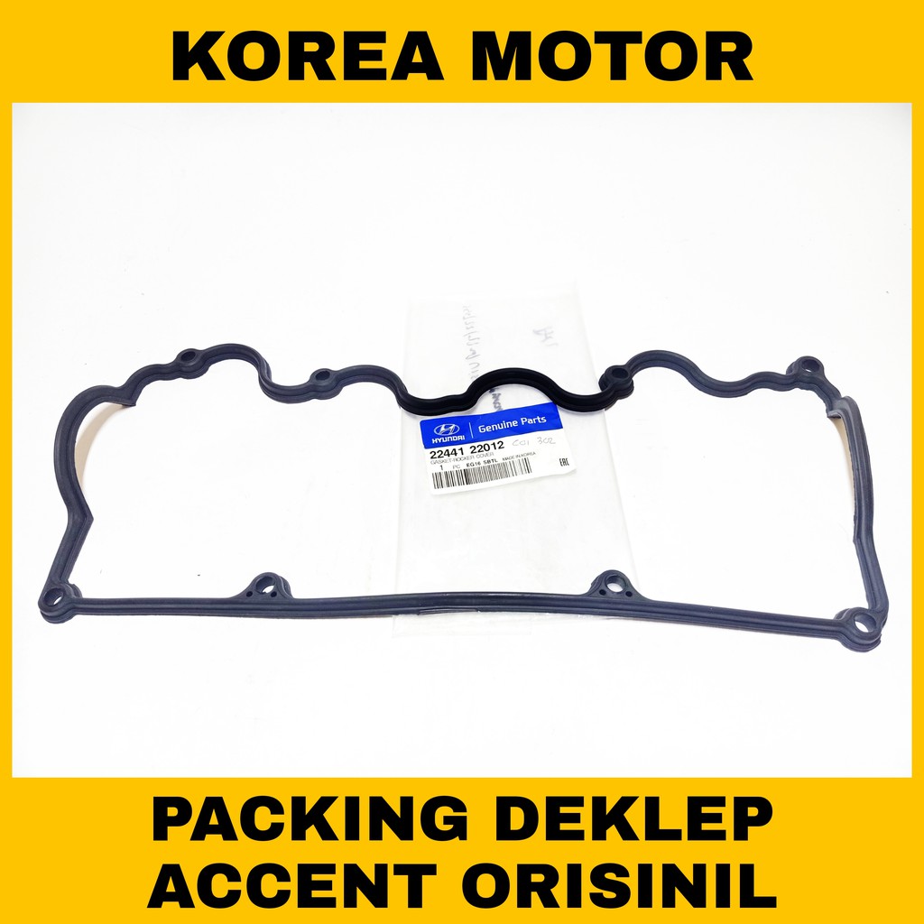 Jual Packing Tutup Klep ACCENT/VERNA ORI Packing Deklep Gasket Head ...