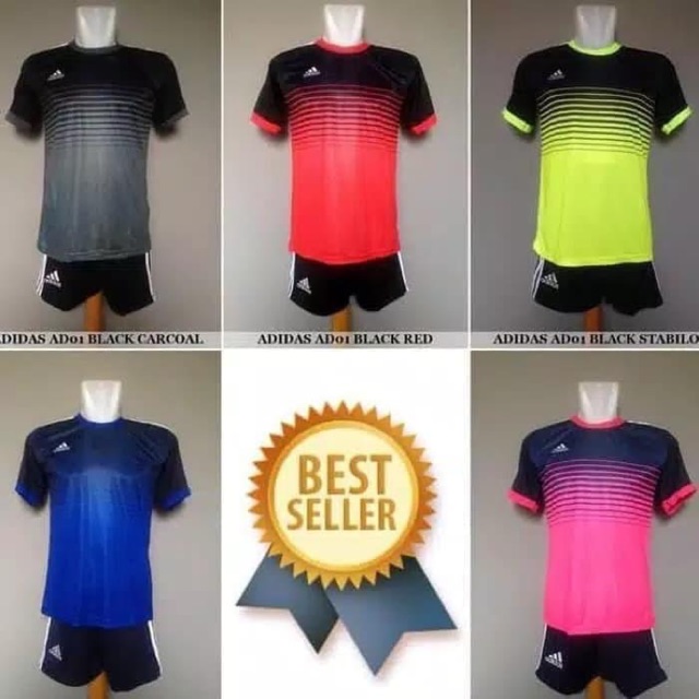 Jual Jersey futsal baju celana adidas murah 1 set | Shopee Indonesia