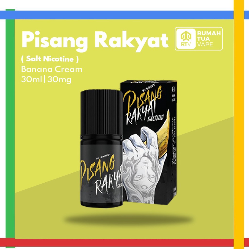 Jual PISANG RAKYAT SALT NIC BANANA CREAM 30MG 30ML PREMIUM E LIQUID ...