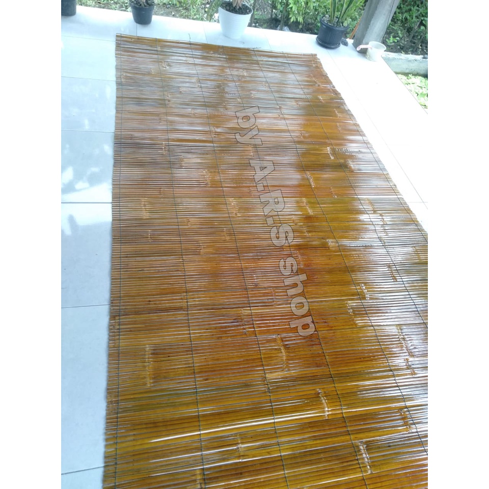 Jual Tirai Bambu / bamboo curtain/uk 1m costum | Shopee Indonesia