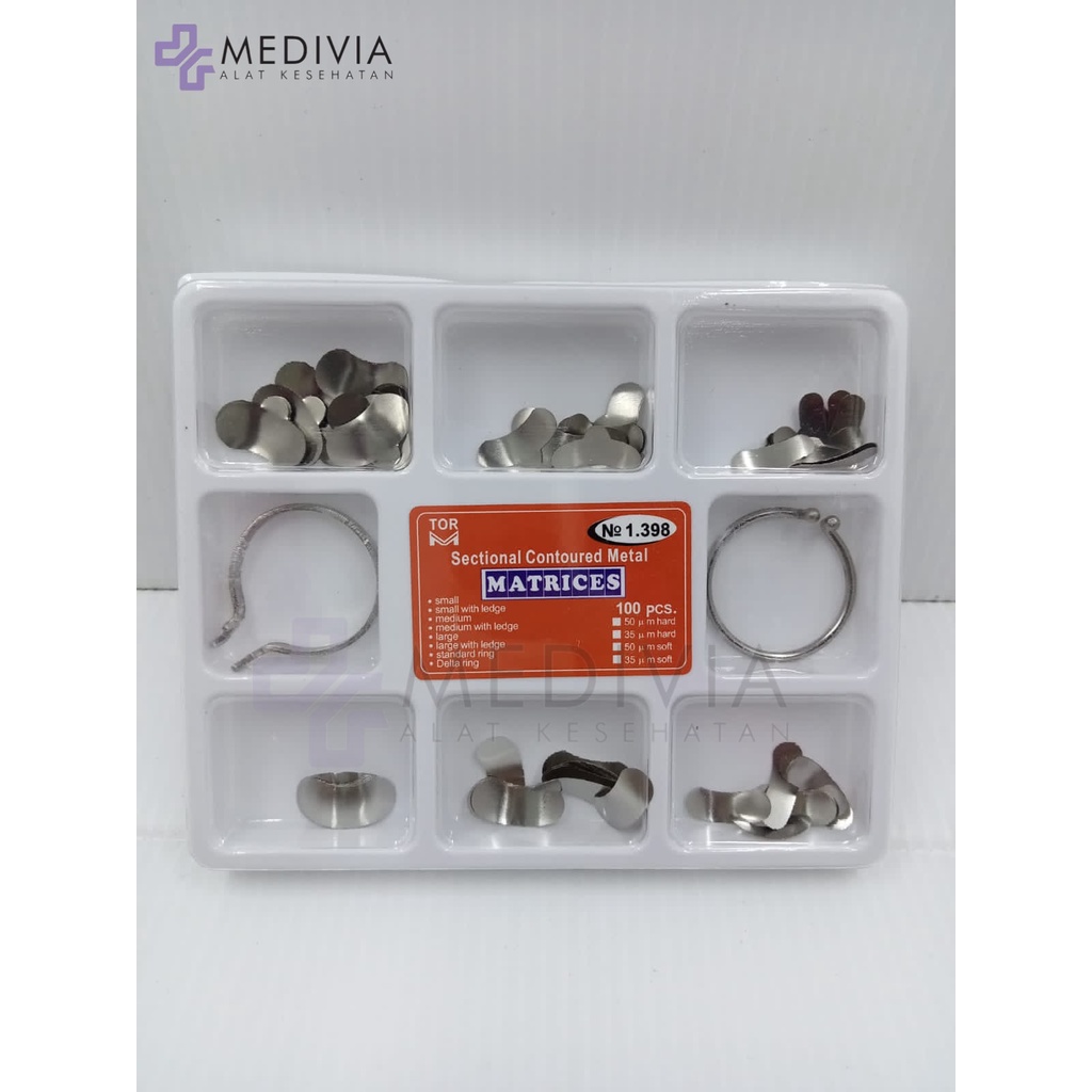 Jual MATRIKS MATRIX SECTIONAL DENTAL KONTUR CONTOURED METAL DENGAN ...