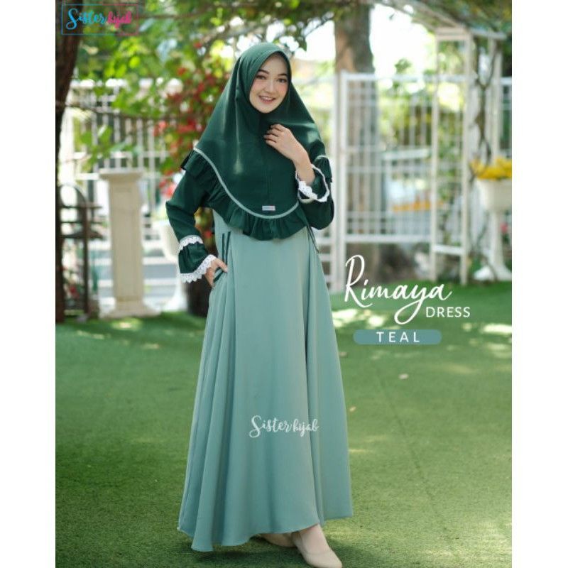 Jual Rimaya Dress Set by Sister Hijab | Shopee Indonesia