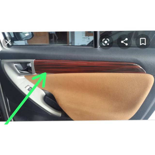 Jual Panel wood door trim pintu tengah innova reborn venturer | Shopee ...