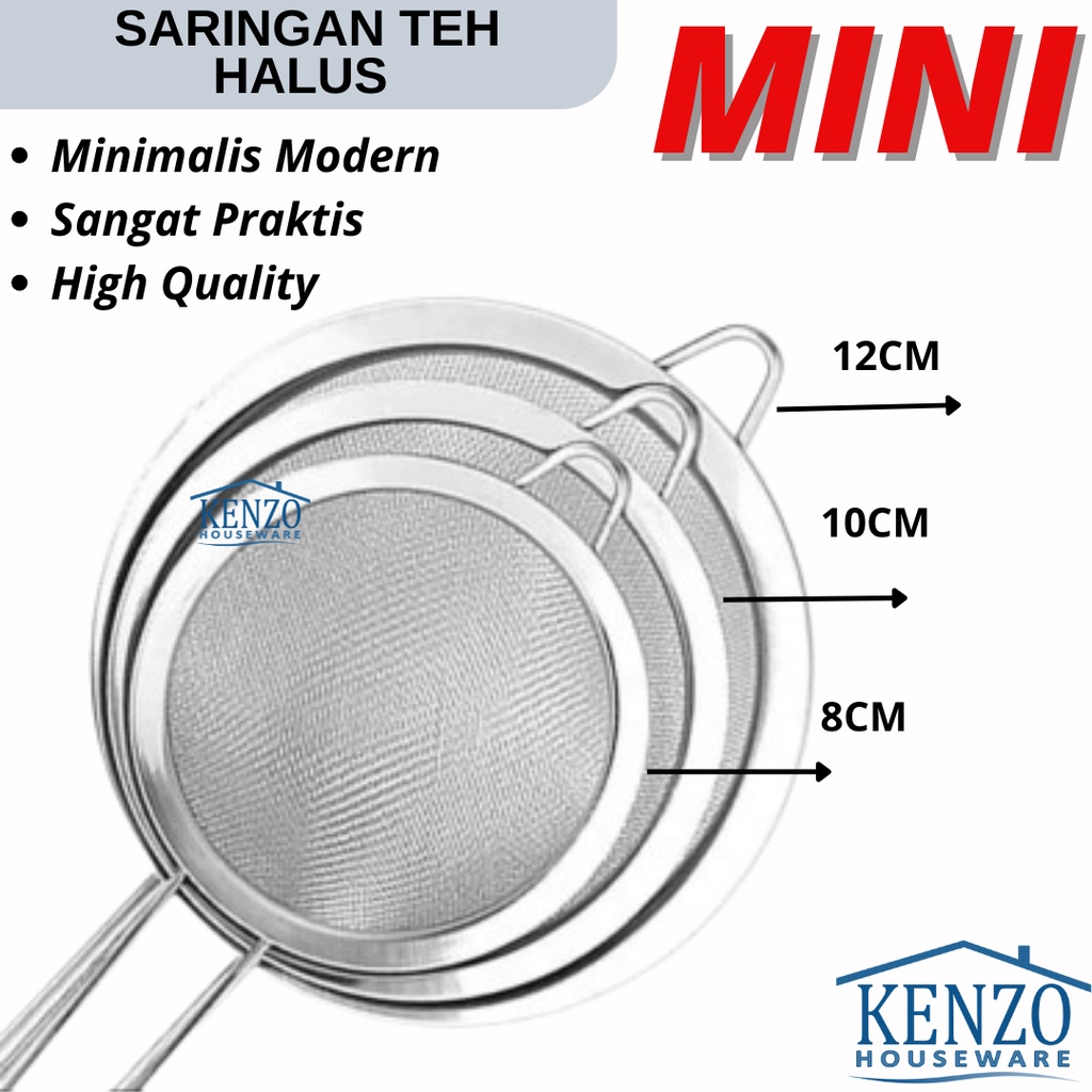 Jual Saringan Minyak Stainless Saringan CEKO 8 10 12 CM Saringan Teh ...