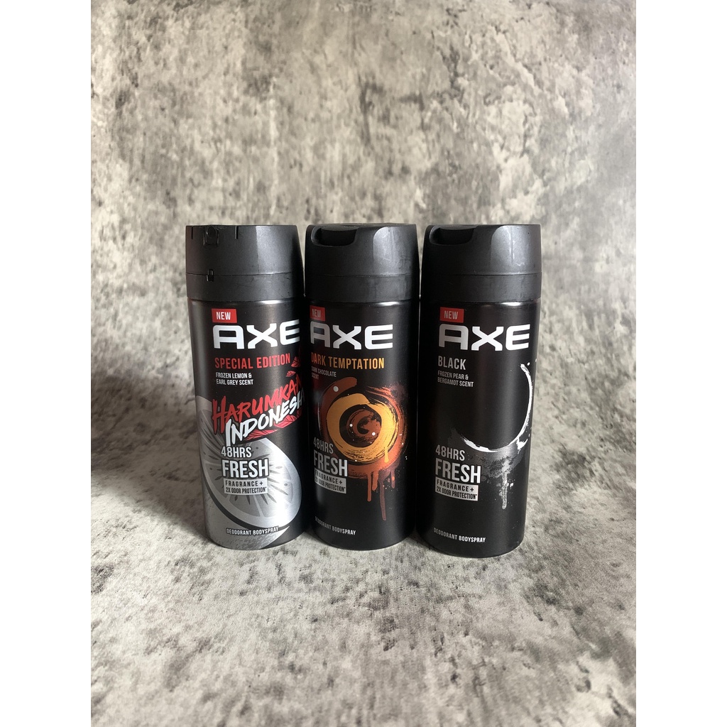 Jual AXE DEODORANT BODY SPRAY 135 ML KEMASAN BARU | Shopee Indonesia