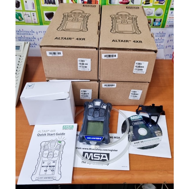 Jual gas detector msa altair 4x multigas lel co O2 h2S. | Shopee Indonesia