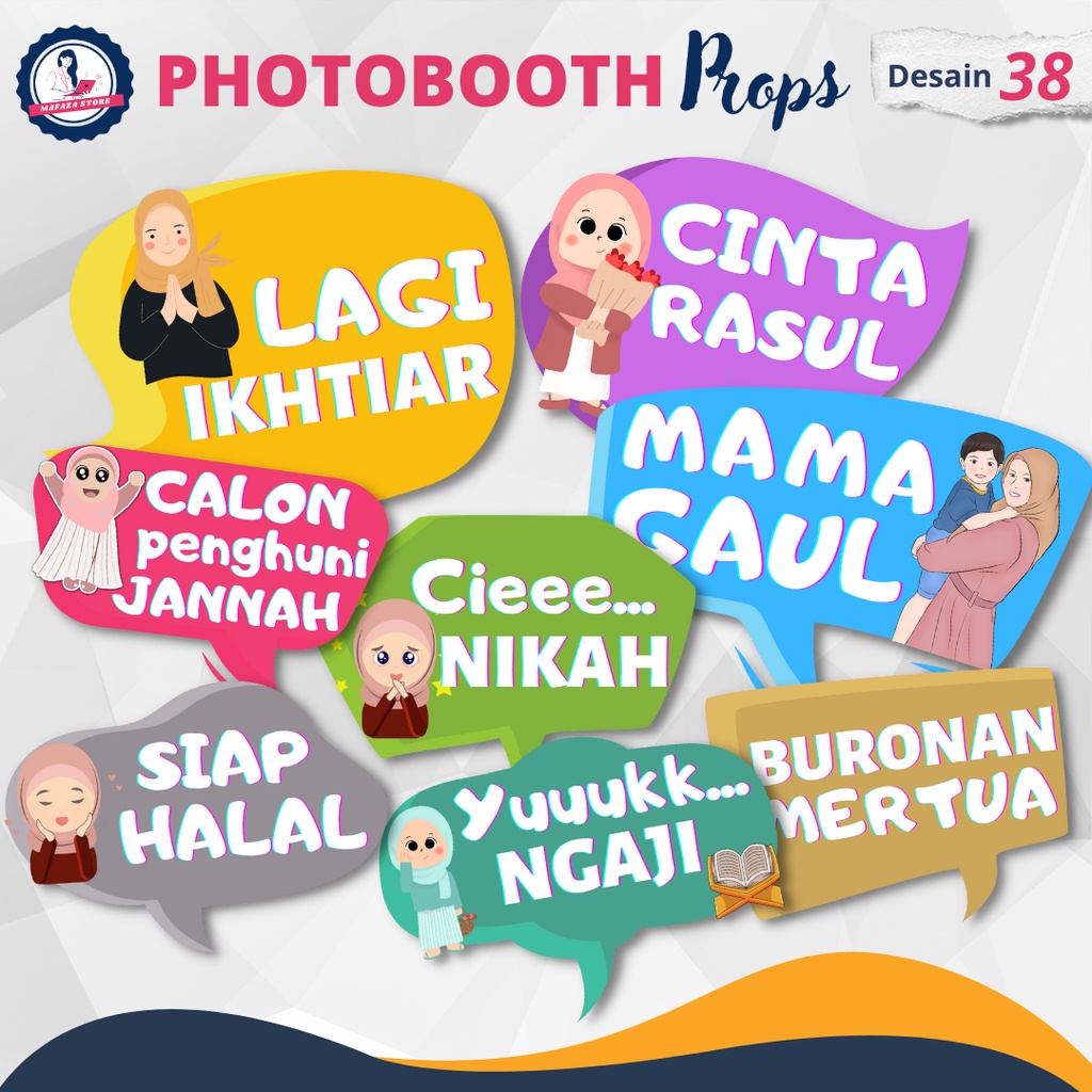 Jual Photobooth props / Aksesoris foto / properti tulisan foto ...