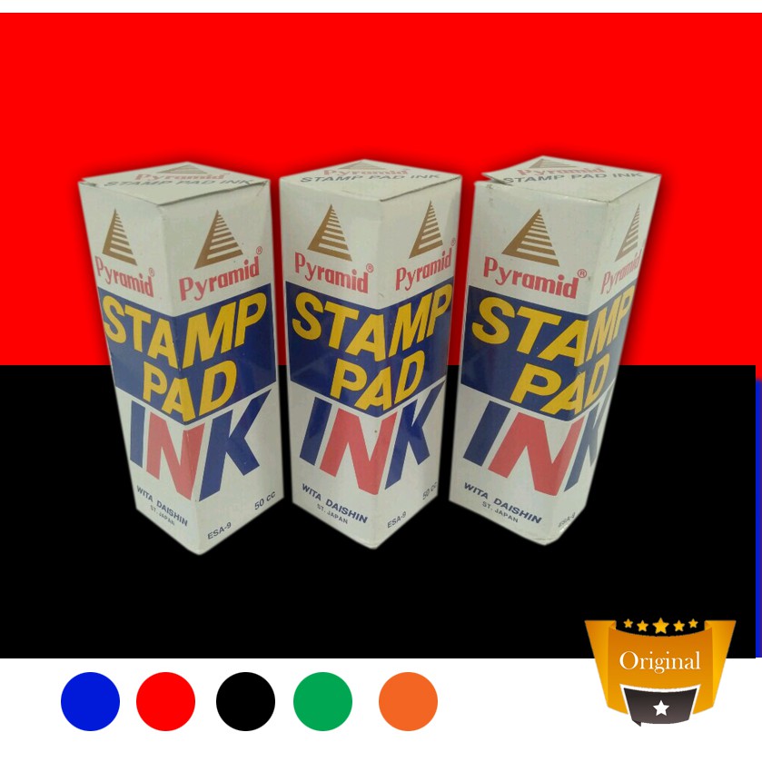 Jual Tinta Stempel Pyramid | Stamp Pad Refill Ink Merk Pyramid | Shopee ...