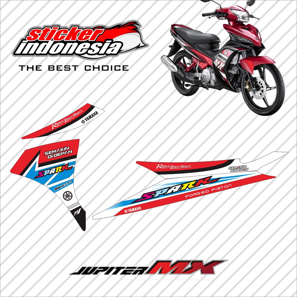 Jual Striping Jupiter Mx 135 Striping Mx New Sticker Jupiter Mx SPARK ...