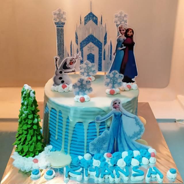 Jual Kue ultah frozen / kue ulang tahun frozen / kue tar / birthday ...