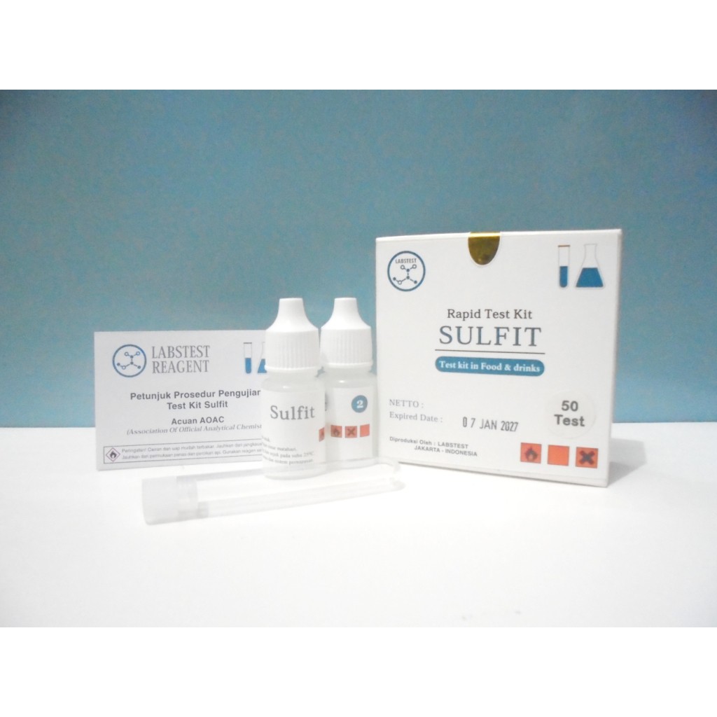 Jual Test Kit Sulfit - Rapid Test Sulfit - Reagen Uji Sulfit Labstest ...