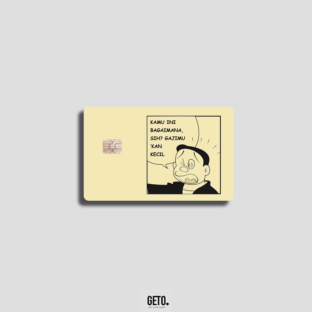 Jual Stiker Sticker Skin Kartu Atm Kartun Doraemon Comic Meme ...