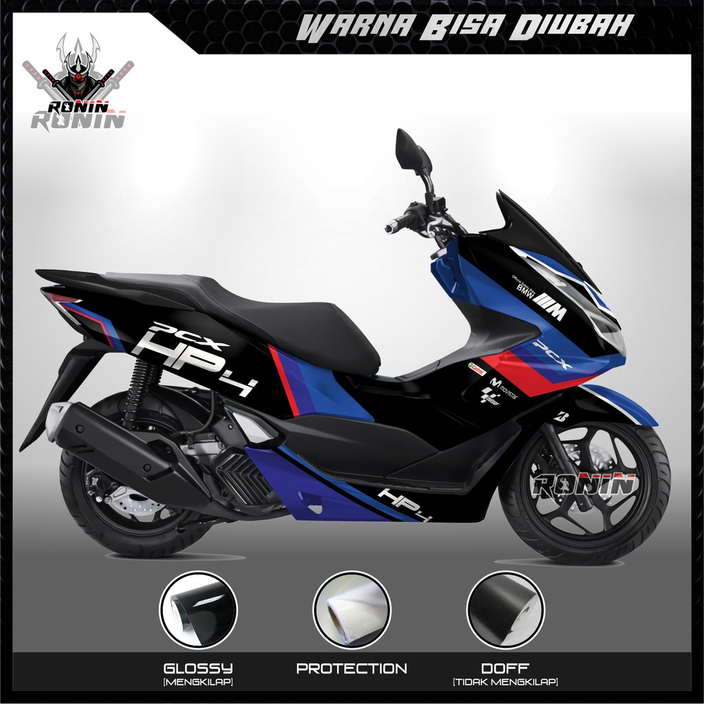 Jual Sticker decal FULL BODY All New PCX 160 Motif BMW Livery Black ...