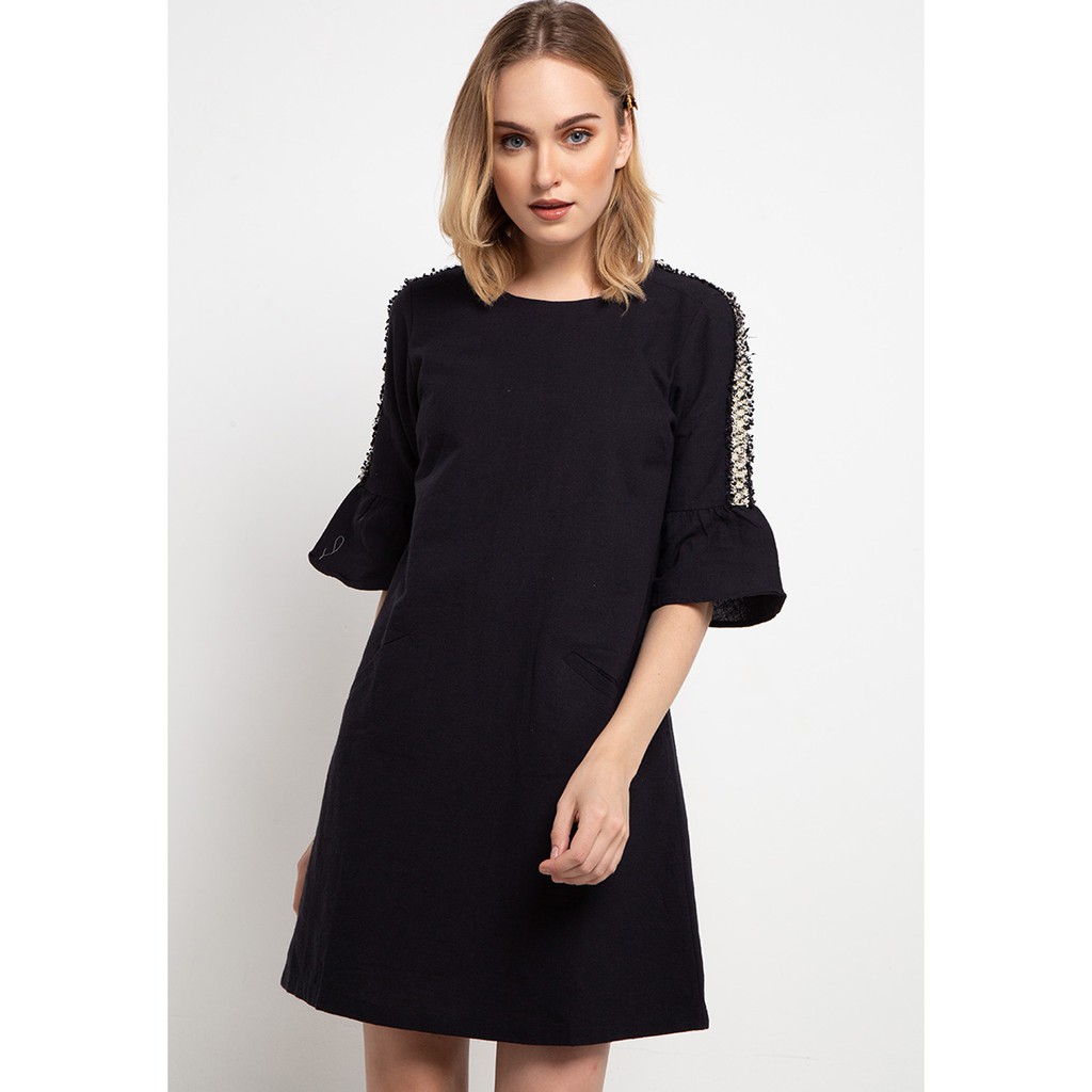 Jual FAME - Dress Wanita Hitam - 9511008 | Shopee Indonesia