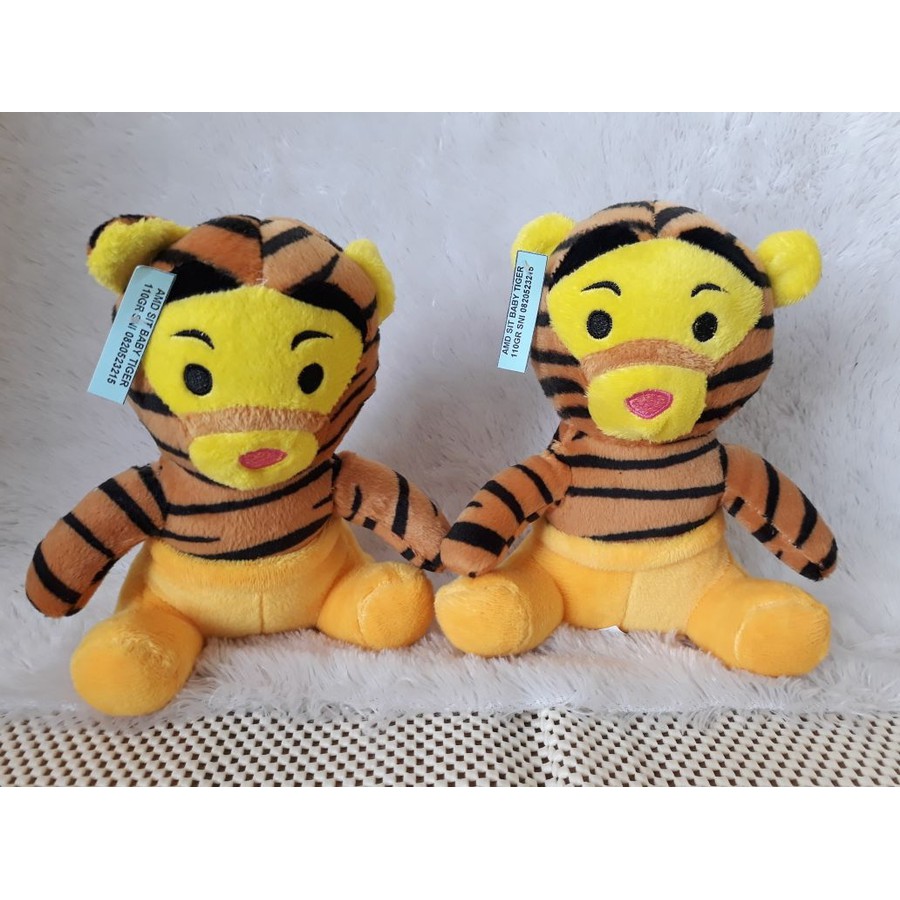 Jual EMY BONEKA TIGER kecil untuk bayi balita karakter harimau ada SNI ...