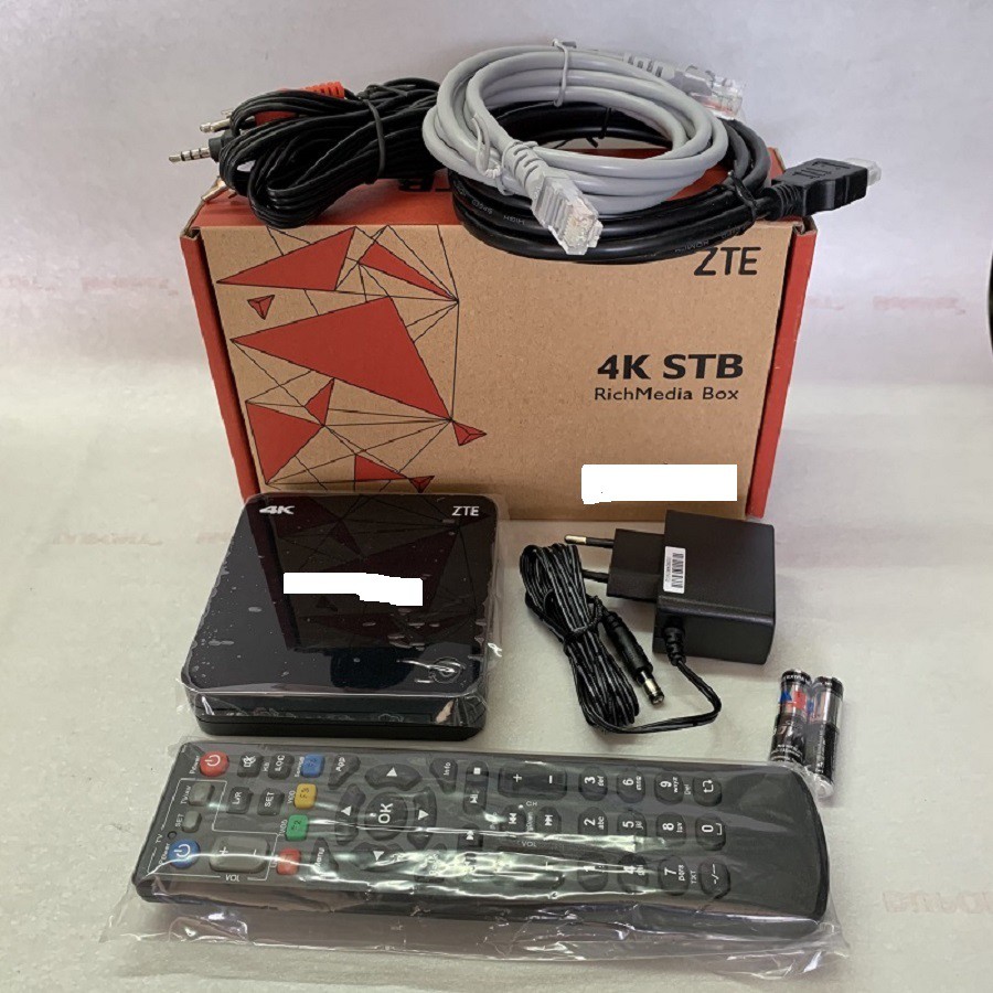 Jual Smart TV Box STB ZTE Android Box Full Root Fiber Home Ultra 4K ...
