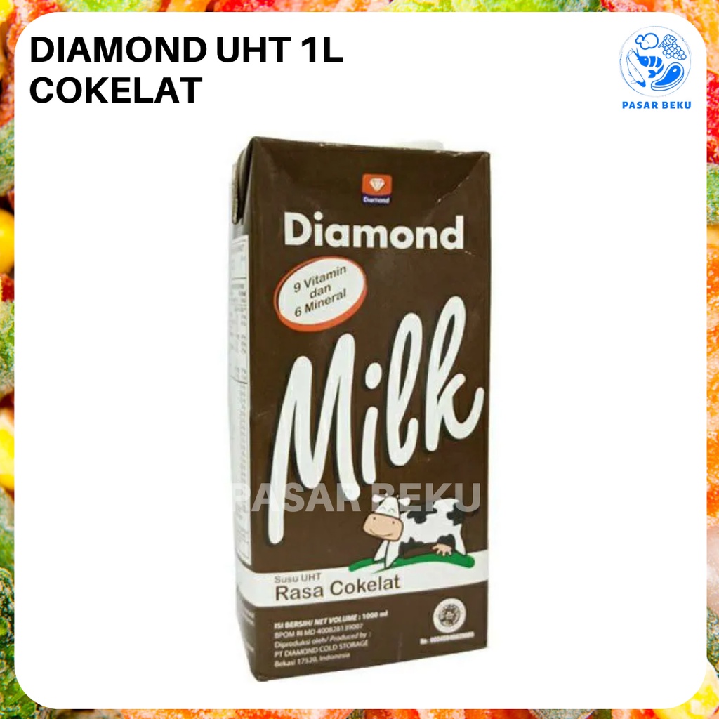 Jual Susu Diamond UHT Full Cream dan Coklat 1 Liter Fresh Segar Pasar ...