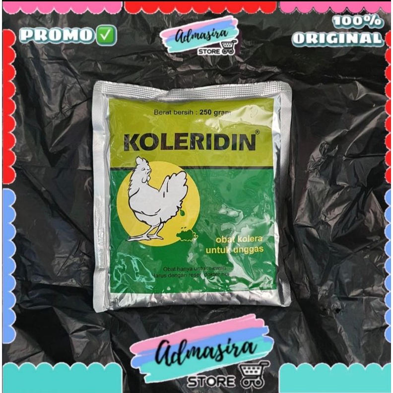 Jual Obat Ayam KOLERIDIN 250 gram 100 gram antibiotik Kolera hewan ...