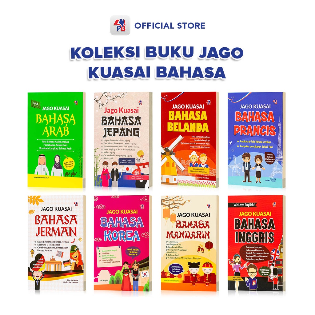 Jual Buku Bahasa Inggris Jago Kuasai Bahasa Inggris Arab Jepang Korea Mandarin Jerman Prancis ...