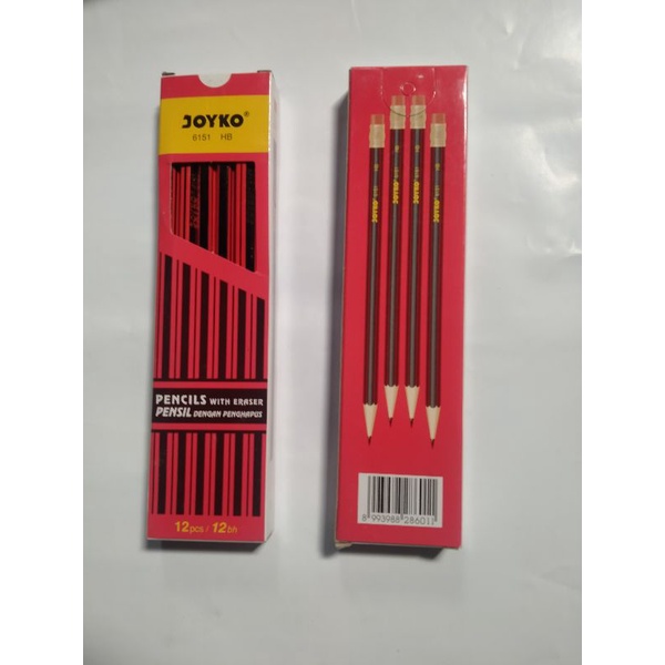 Jual Pensil HB 6151 Joyko/Pensil Berpenghapus/JOYKO 6151 HB/Pencils ...