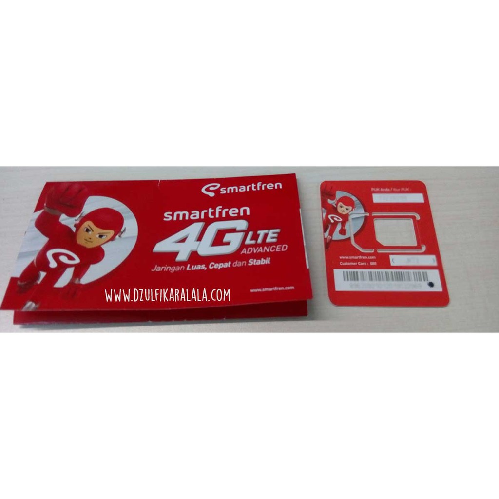 Jual kartu perdana smartfren simcard sim card smart fren smartfreen ...