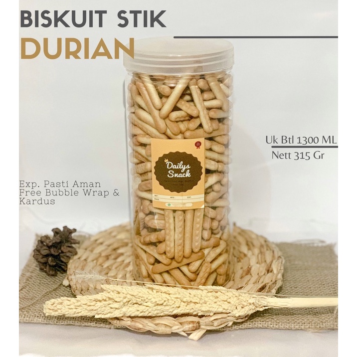 Jual SNACK KILOAN / MAKANAN RINGAN TOPLES - BISKUIT STIK DURIAN 315 ...