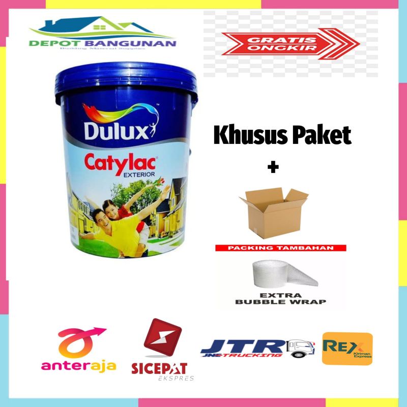 Jual Cat Tembok Dulux Catylac Exterior 5 KG PAKET | Shopee Indonesia