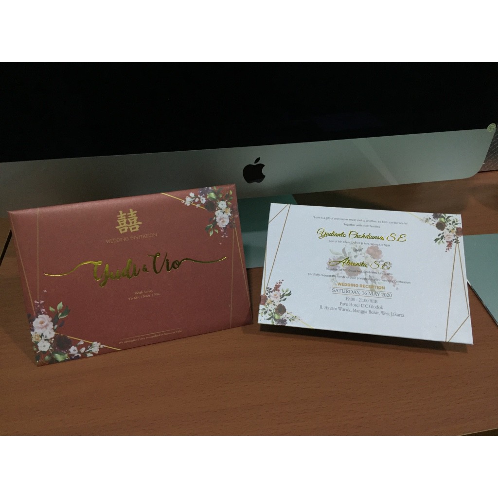 Jual Undangan Pernikahan Hard Cover Landscape | Shopee Indonesia