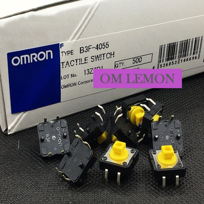Jual A414 Tactile Switch B3F-4055 Tact Switch Push On | Shopee Indonesia