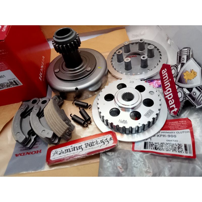 Jual Mangkok Lonceng Lengkap+Kampas ganda+Rumah Kopling Karisma Supra X 125 Kirana Karbu Asli ...