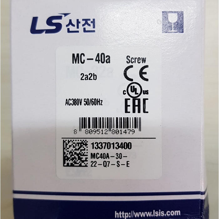 Jual MAGNETIC CONTACTOR LS MC-40A / MC 40 / MC-40 / MC40A | Shopee ...