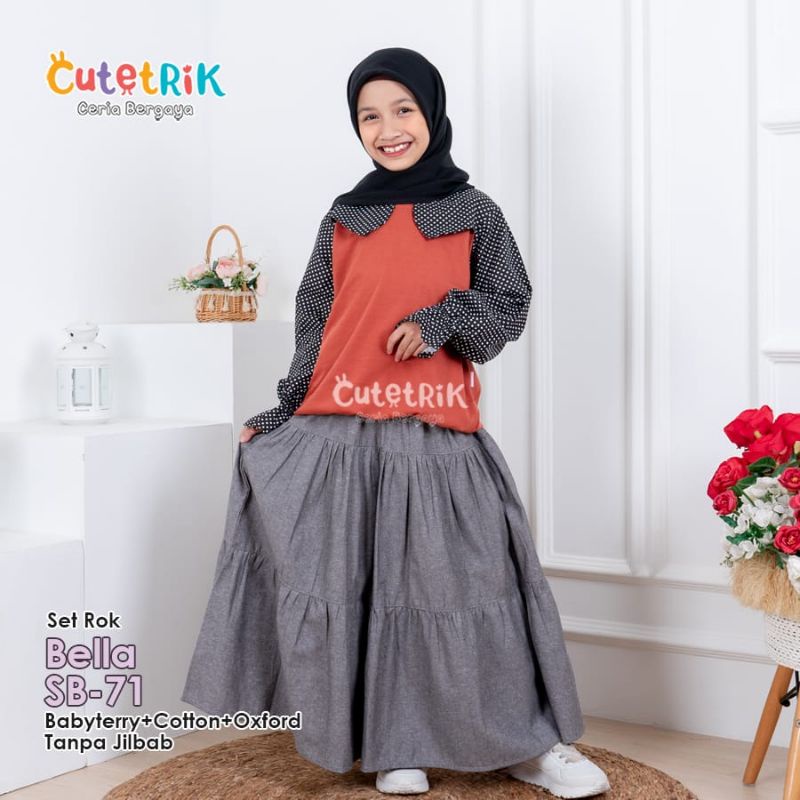 Jual Set Rok Anak Bella Sb 71 Cutetrik (5-14thn) | Shopee Indonesia