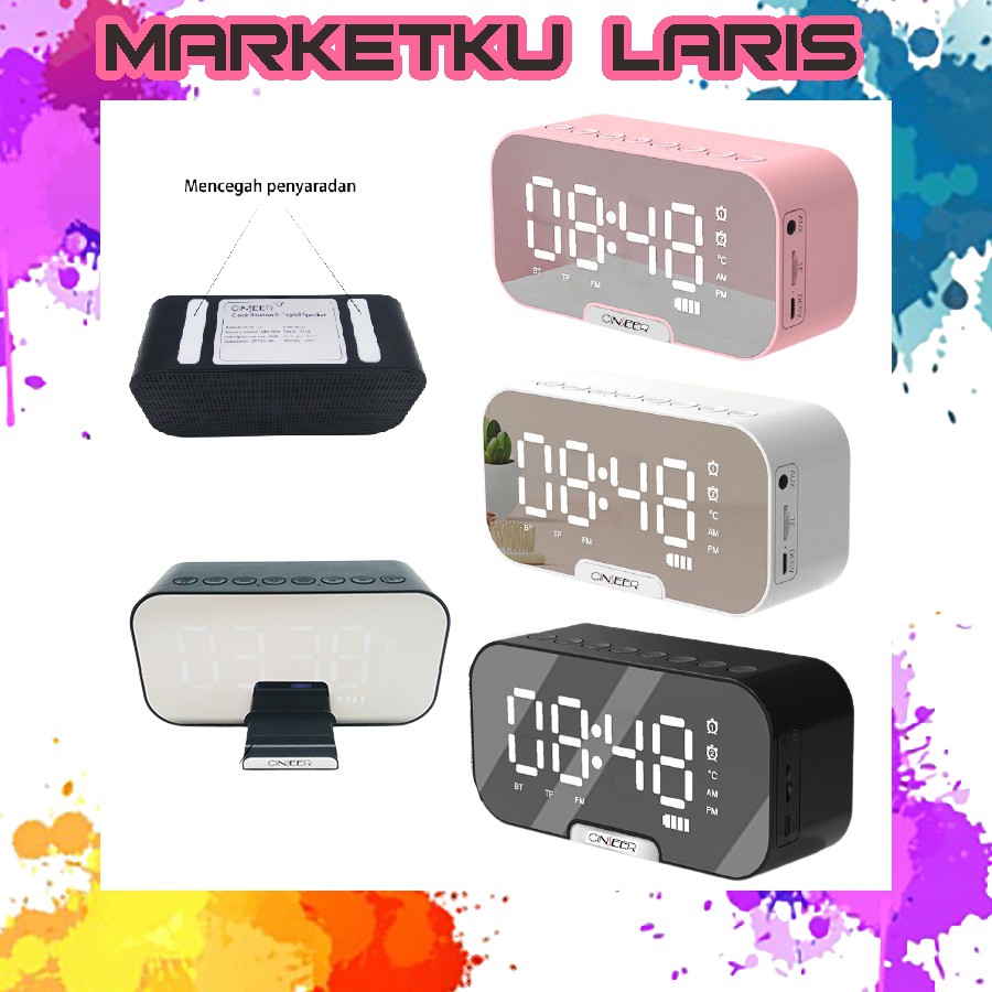 Jual MKL SPEAKER JAM BLUETOOTH PORTABLE WIRELESS BASS MINI STEREO VERSI ...