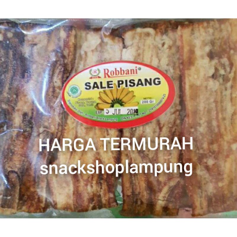 Jual Keripik Sale Pisang Robbani Asli Lampung 125gr | Shopee Indonesia