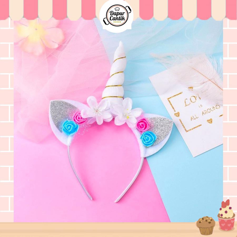 Jual DapurCantik Bando Tanduk Kuda Unicorn untuk Acara Pesta Poni Pony ...