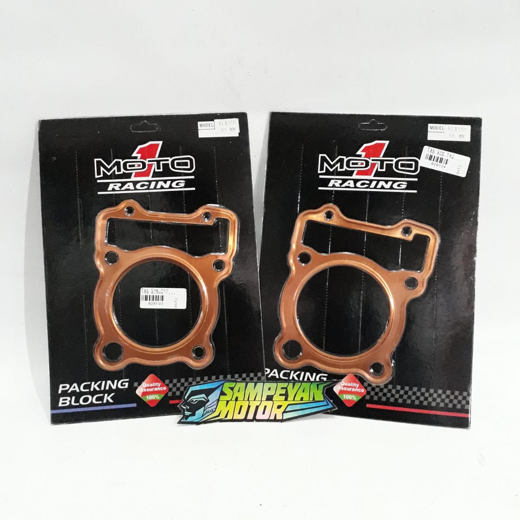 Jual Pac Pak Pack Cop Kop Cyl Head Kawasaki KLX 150 5mm Tembaga 63 66 ...