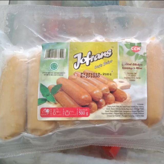 Jual JOFRANS SOSIS AYAM MINI 500GR ISI 12 | Shopee Indonesia