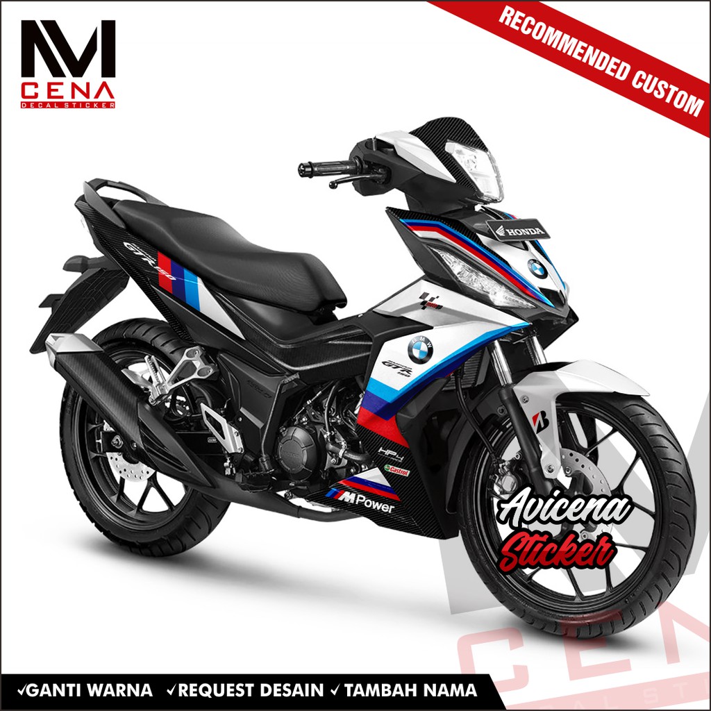Jual Sticker Decal Honda Supra GTR 150 Decal Sticker Supra GTR Sticker ...