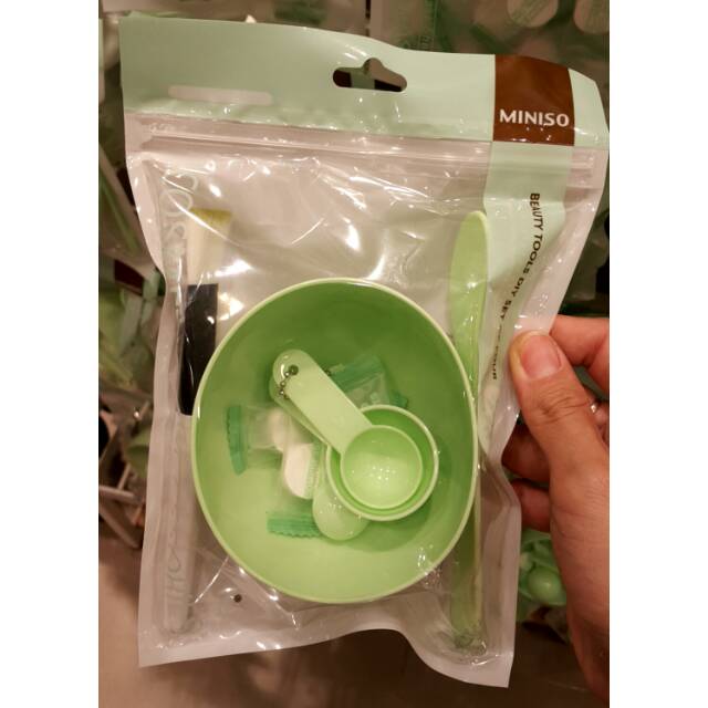 Jual MINISO BEAUTY TOOLS SET. Masker set miniso murah. Ready surabaya ...