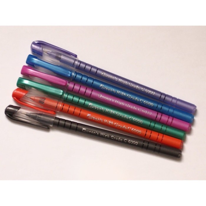 Jual Pulpen Ballpoint Bulpen Faster Queen C-6000 - Hitam - 0.7mm ...