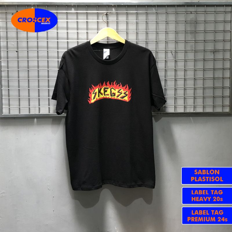 Jual NEW STATES APPAREL KAOS BAND SKEGSS T SHIRT BLACK // HEAVYWEIGHT ...