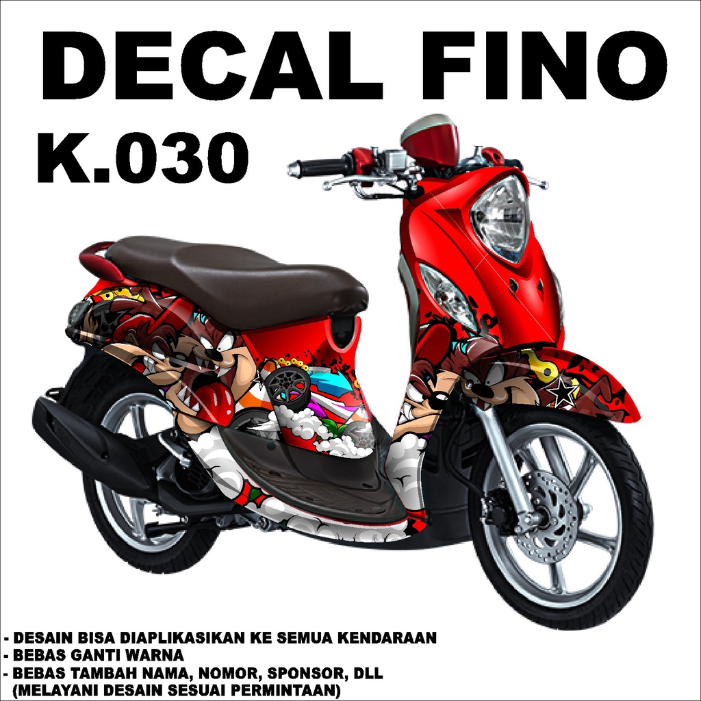 Jual Stiker Fino Decal Full Body Fino k.030 | Shopee Indonesia