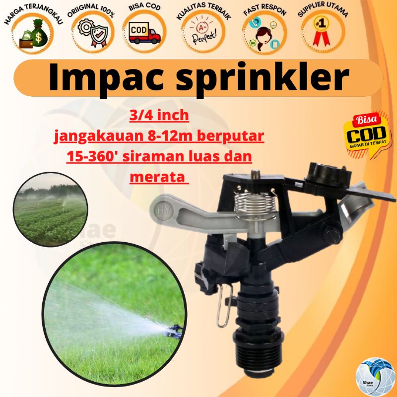 Jual Sprinkler Pertanian Taman Kebun Sprinkler Mutar 360 Derajat Drat 3 ...