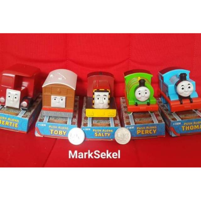 Jual thomas&friends push along percy toby fisher-price original mainan ...