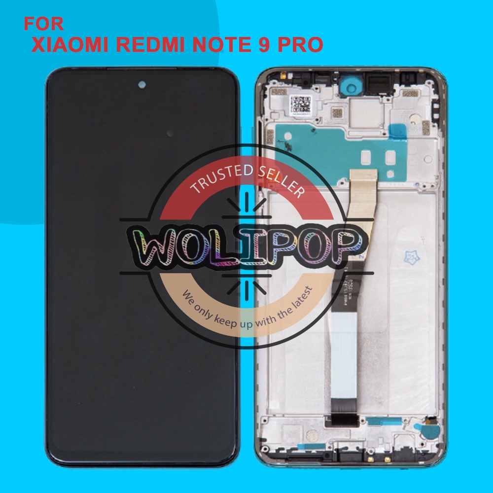 Jual LCD TOUCHSCREEN FRAME XIAOMI REDMI NOTE 9 PRO ORIGINAL NEW ...
