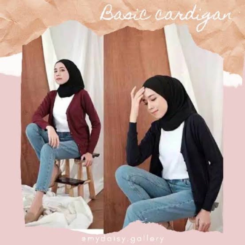 Jual Cardigan Basic | Cardigan Rajut | Kardigan Wanita| Rajut | Shopee ...