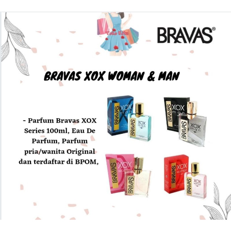 Jual BRAVAS XOX WOMAN & MAN | Shopee Indonesia