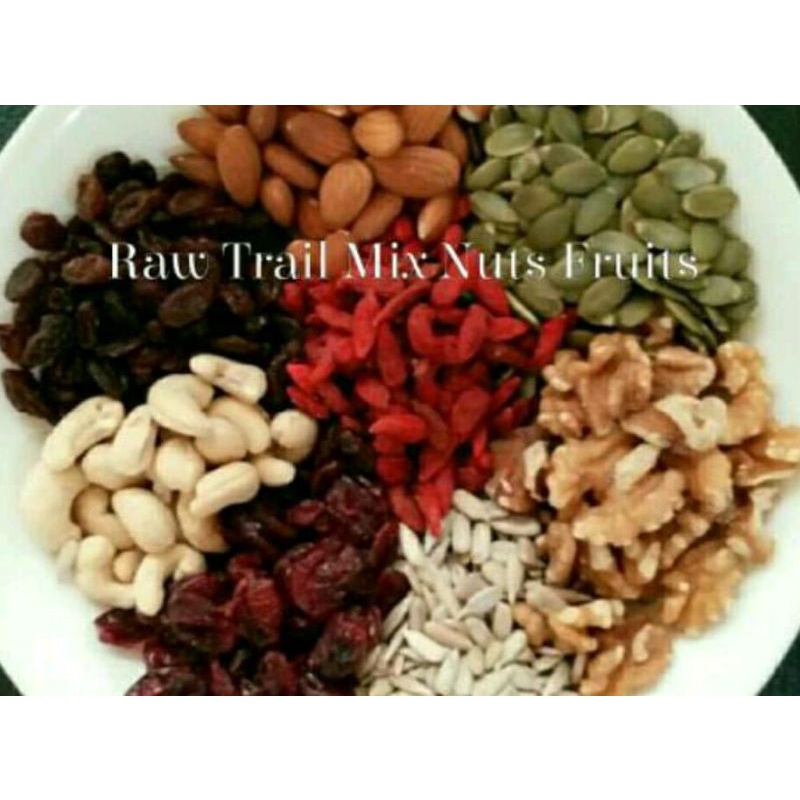 Jual Raw Trail Mix Nuts & Fruits 250 Gr / Roasted Trail Mix | Shopee ...