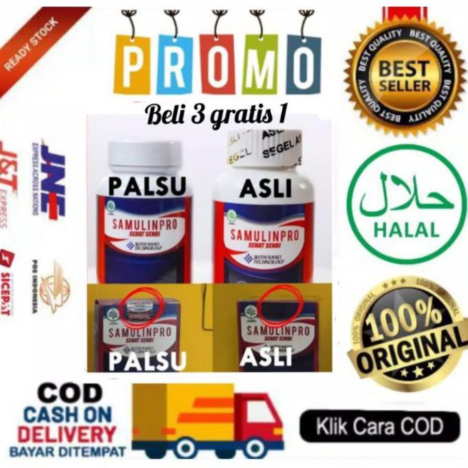 Jual SamulinPro Asli Obat Herbal Sendi Samulin Pro Tulang Original ...