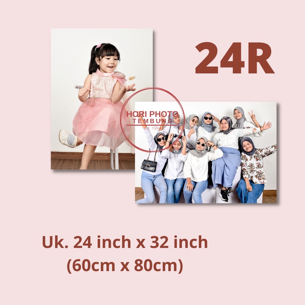 Jual Cetak Photo Premium 24R/24*32inch/60*80cm | Shopee Indonesia